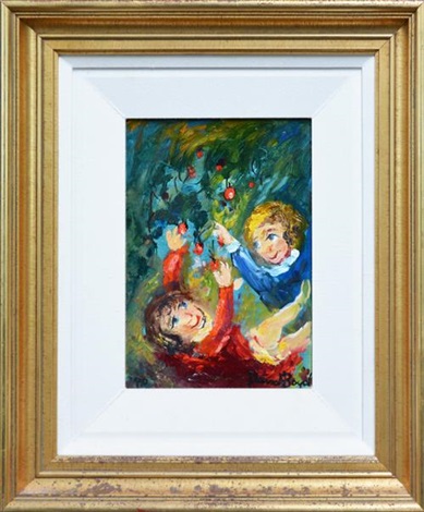 Children Picking Apples by David R. Boyd on artnet