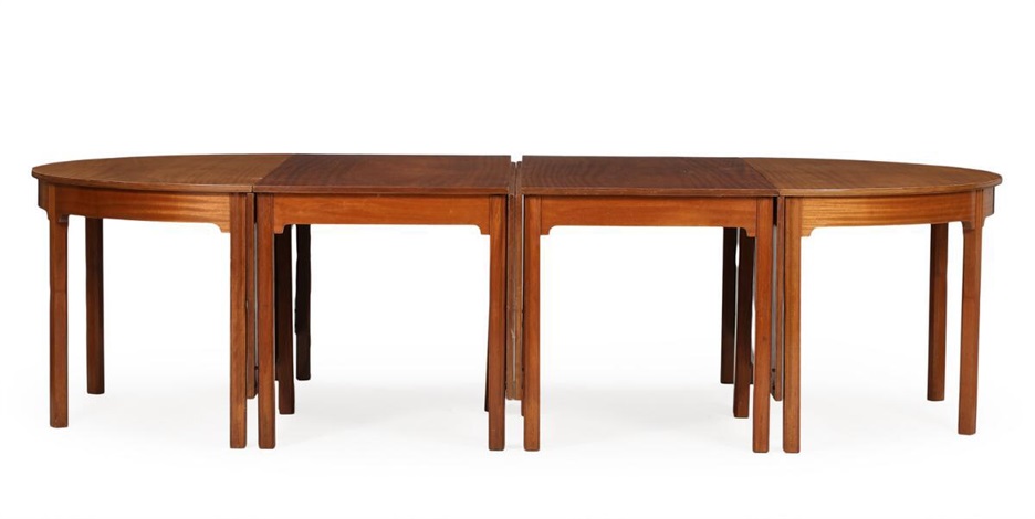 Large solid mahogany table with profiled legs and egdes by Kaare Klint ...