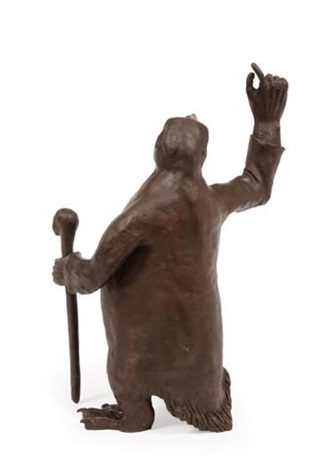 Penguin with Head of Staff by Frank Fleming on artnet