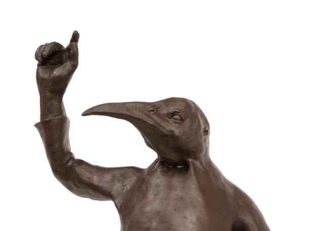 Penguin with Head of Staff by Frank Fleming on artnet