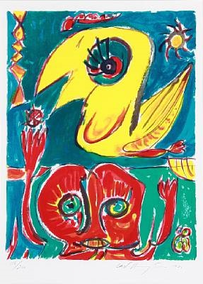 Two figure compositions 2 works by Carl-Henning Pedersen on artnet