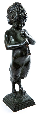 Fountain Figure of Young Pan by Mabel Viola Harris Conkling on artnet