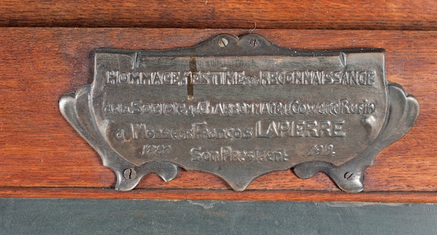 Hommage à Monsieur Francois Lapierre Honor Table from the Belgian coal ...