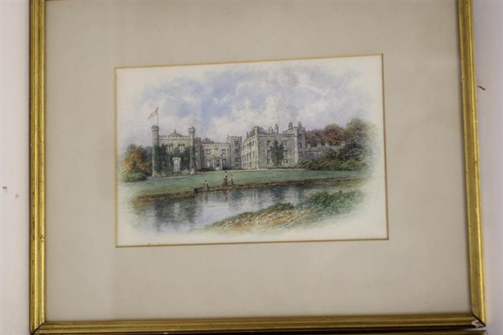 Townley Hall and Gawthorpe Hall, Lancashire, and two others, set of ...