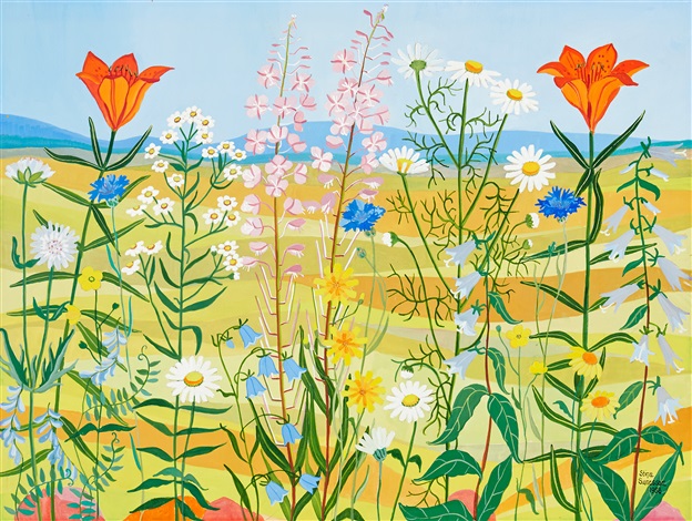 Sommarblommor by Stina Sunesson on artnet