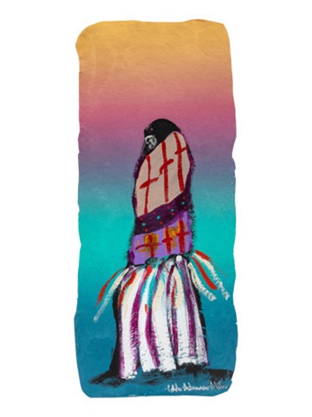 Maiden Dancer, Hopi Priest and Maiden Dancer Triptych by Pablo Antonio ...
