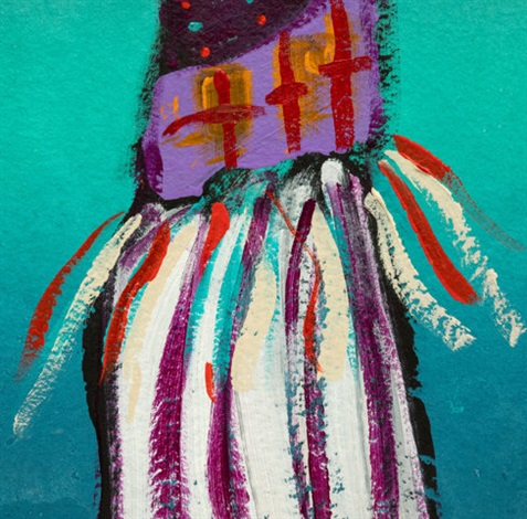 Maiden Dancer, Hopi Priest and Maiden Dancer Triptych by Pablo Antonio ...