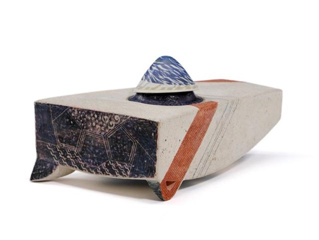 A sculptural, two-piece object by Hans Munck Andersen on artnet