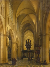 Hippolyte Victor Sebron, Florent Joseph Marie Willems and Louis Gallait ...