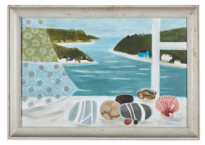 ROCKS AND SHELLS ON THE WINDOW SILL by Mary Fedden on artnet