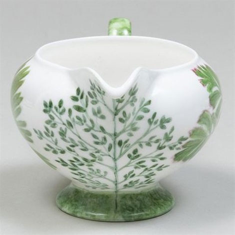 Lady Anne Gordon Wedgwood Leaf Decorated Porcelain Tea Service by Anne ...