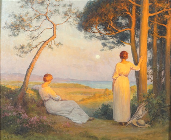 Ladies looking at the sunset by Marcel Rieder on artnet