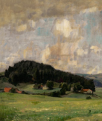 Allgäuer Frühlingslandschaft by Max Doerner on artnet