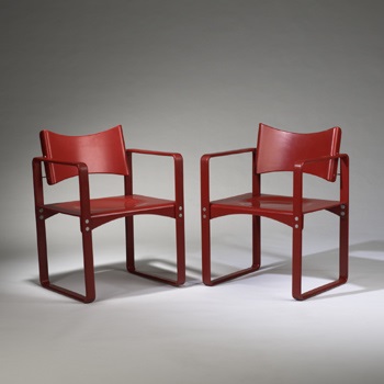 Armchairs model 270F pair by Verner Panton on artnet