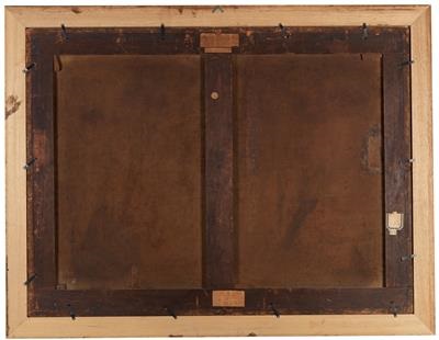 A landscape with flowers and a marten and bird trap by Matthias Withoos ...