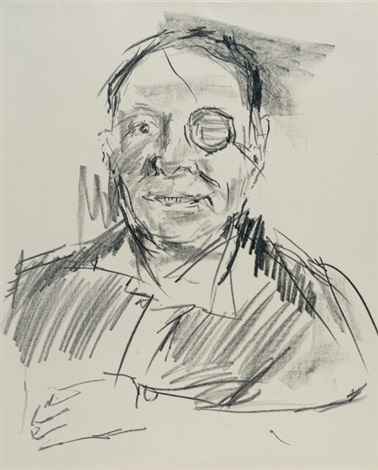 Portrait of Mosche Dajan Moshe Dayan by Oskar Kokoschka on artnet