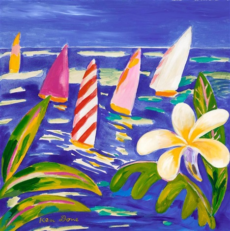 Summer at the Beach by Ken Done on artnet