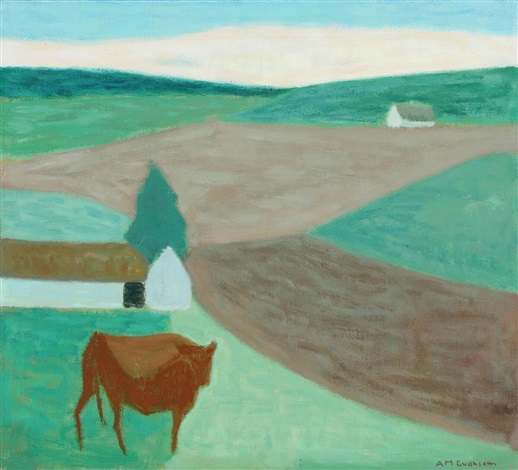 Landscape from Gudhjem by Axel Munch on artnet
