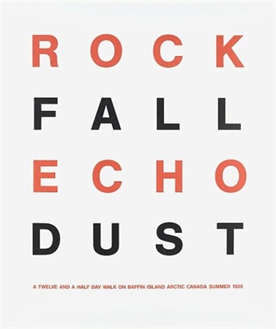 Fourteen works portfolio of 14 by Hamish Fulton on artnet