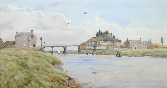 The Three Pickerels, on the Ouse at Mepal, Cambridgeshire by Arthur ...