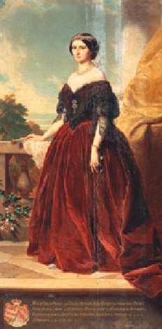 Portrait of Marie Emile Countess von Quadt-zu Schönburg-Glauchau ...