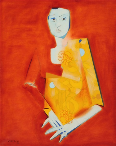 Portrait de cécile by Gaston Bertrand on artnet