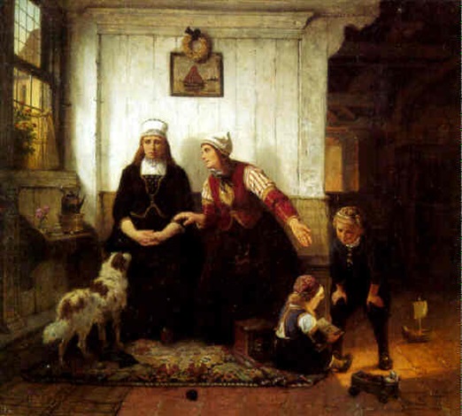 Der Trost der Witwe by Rudolf Jordan on artnet