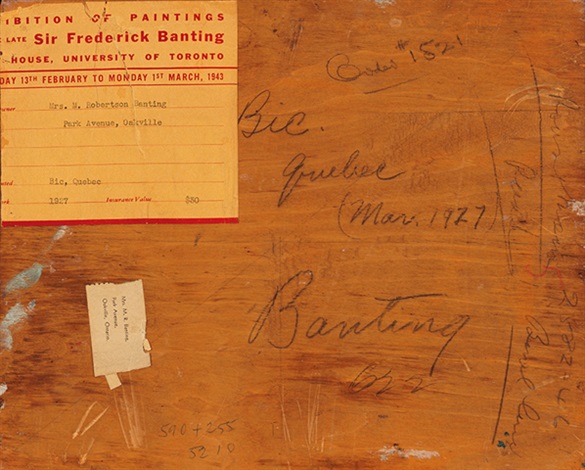 Bic, Quebec by Sir Frederick Grant Banting on artnet