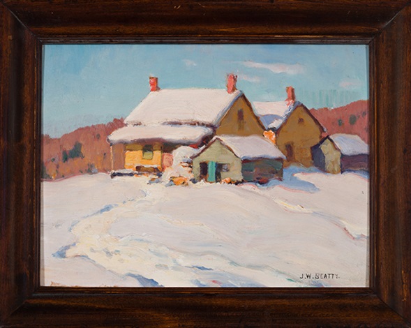 Farm House, Three Mile Lake, P.S.D. by John William Beatty on artnet