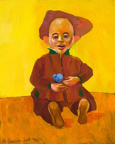 Dwarf with Butterfly by Peter Aspell on artnet