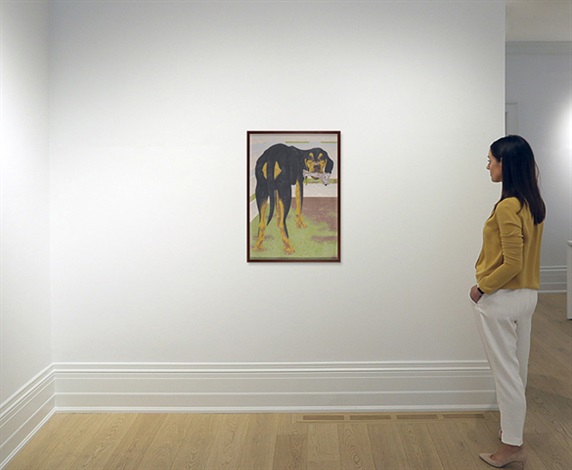 Dog with Bone by David Alexander Colville on artnet