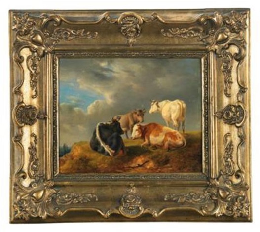 Cows in the Sun by Alexander Johann Dallinger von Dalling on artnet