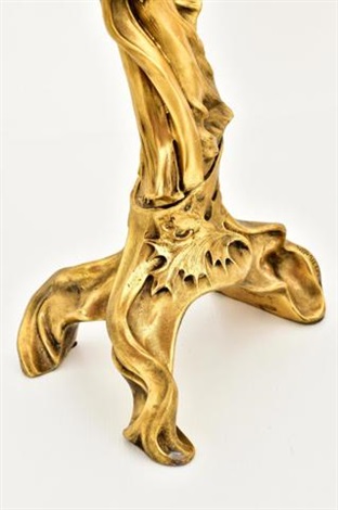 Louis Mattei French, 1877-1918, Pair of Art Nouveau Figural Candelabra ...