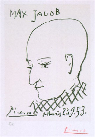 Portrait Max Jacob by Pablo Picasso on artnet
