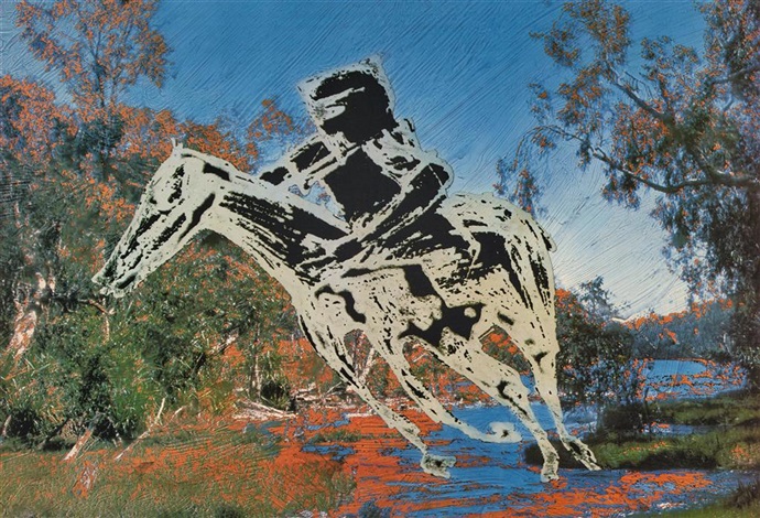 Ned Kelly Riding by Sidney Nolan on artnet