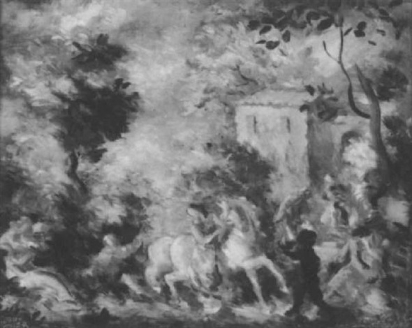 Gesellschaft im Freien by Erhard Amadeus Dier on artnet