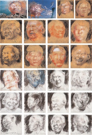 Portraits various paintings and drawings in various sizes by Liu Wei on artnet