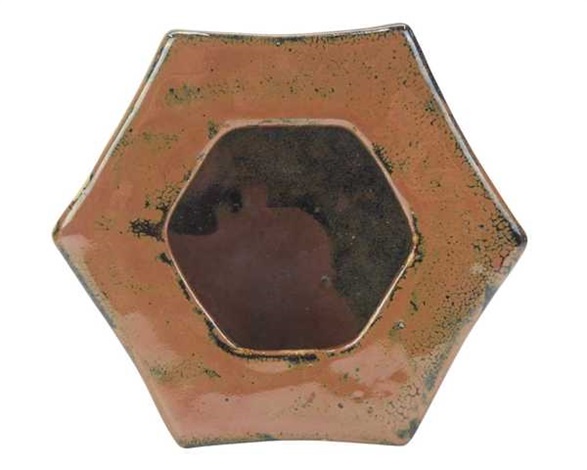 Hexagonal Dish Ashtray by Shoji Hamada on artnet