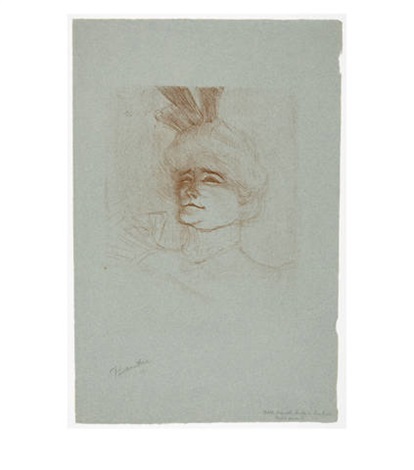 Mademoiselle Marcelle Lender en buste, de trois quarts by Henri de ...