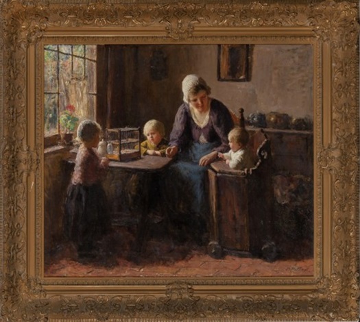 A Young Mother with her Children by Bernard Pothast on artnet