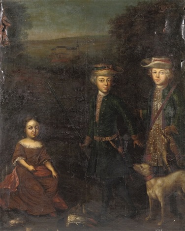 A family portrait of Heinrich XII Reuss by German School (18) on artnet