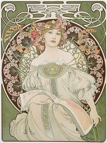 Reverie by Alphonse Mucha on artnet