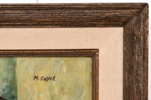 Moses Soyer American, 1899-1974, Interior Scene of a Man Sewing by ...