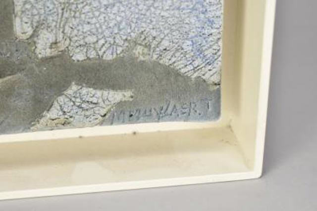 Entry to the Holy City, a three-dimensional collage of ceramic panels covered in polychrome ...