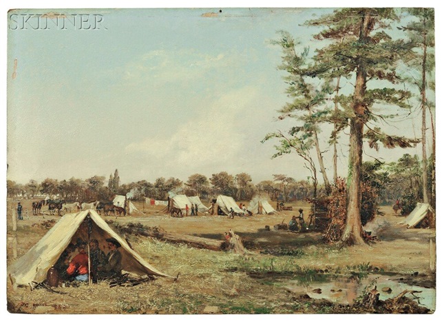 Cavalry Camp of the So. Ca. Holcomb Legion, New Kent, Co. Va. Mar by ...
