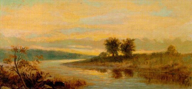 River narrows by Alfred Cornelius Howland on artnet