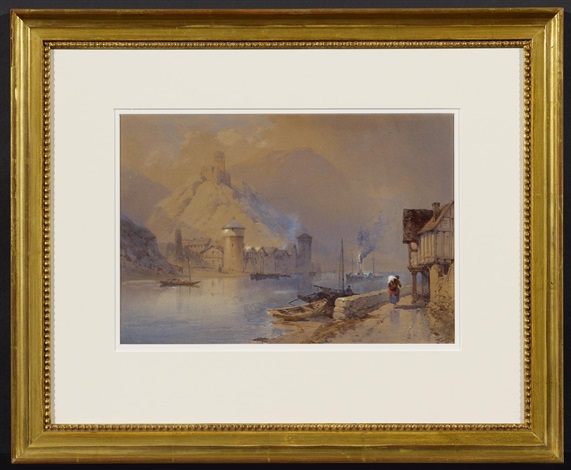 Das Rheintal bei St. Goar by Thomas Charles Leeson Rowbotham on artnet