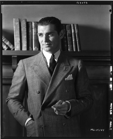 Clark Gable camera negative from Possessed by Clarence Sinclair Bull on ...