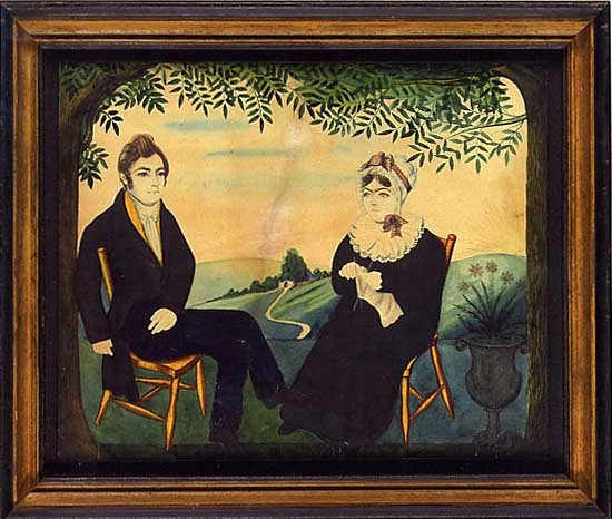 Portrait of Mr. and Mrs. James Ragland on their Kentucky estate by ...