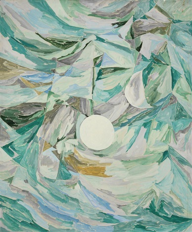 Fuldmånen og Halvmånen The Full Moon and The Half Moon - The Big Nothing by Else Alfelt on artnet